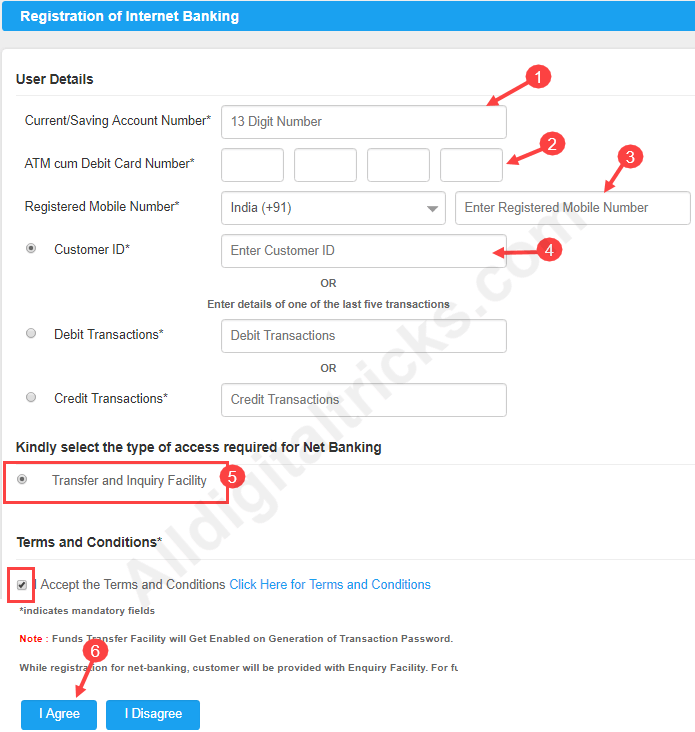 Canara Bank Net Banking Online Activation (Registration) - AllDigitalTricks Canara Bank Net Banking Online Activation (Registration) - AllDigitalTricks