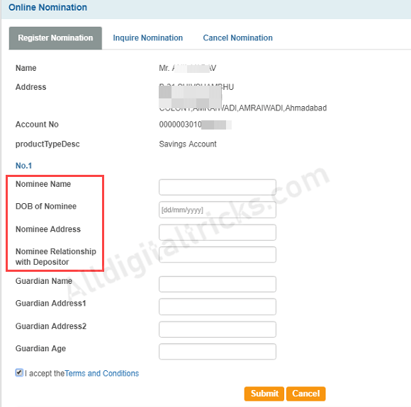 How To Add Nominee in SBI Account Online | SBI Online Nomination ... How To Add Nominee in SBI Account Online | SBI Online Nomination ...