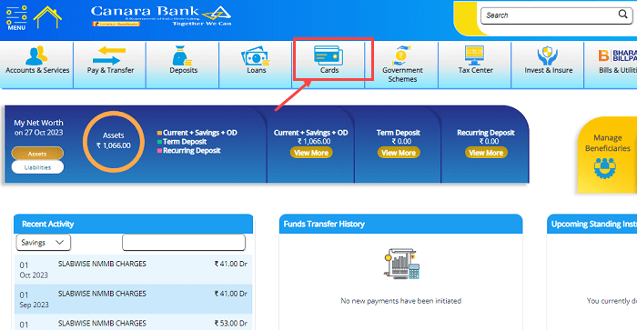 Canara Bank ATM PIN Generation Via Net Banking: A Step-by-Step Tutorial ... Canara Bank ATM PIN Generation Via Net Banking: A Step-by-Step Tutorial ...
